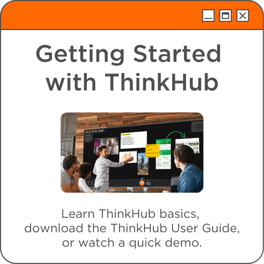 T1V | ThinkHub Visual Collaboration Software